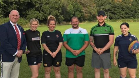 Rugby League: Women's match 'first' in Wales - BBC Sport