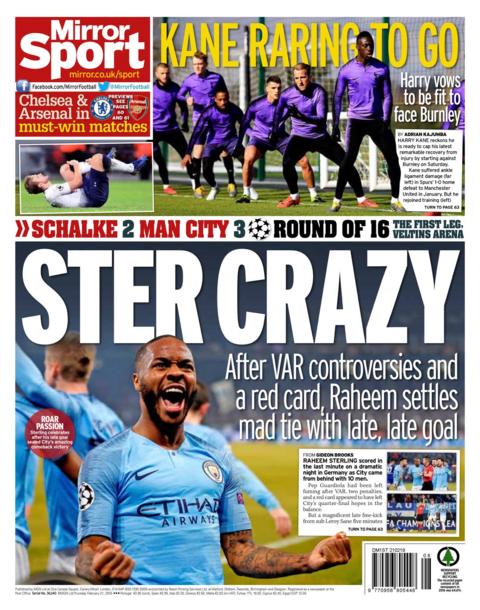 Thursday's papers - BBC Sport