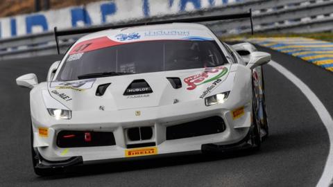 Le Mans: Adam Carroll stars in Ferrari Challenge race - BBC Sport
