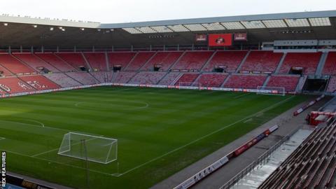 The Roker End: Sunderland rename Stadium of Light's South Stand - BBC Sport