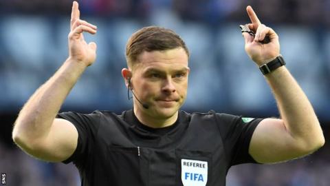 Old Firm referee John Beaton calls police after threats - BBC Sport