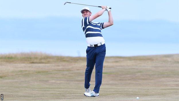 Connor Syme pleased with European Tour lead at 'crazy time' - BBC Sport