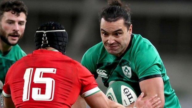 James Lowe: Ireland wing returns to training with Leinster after Autumn ...