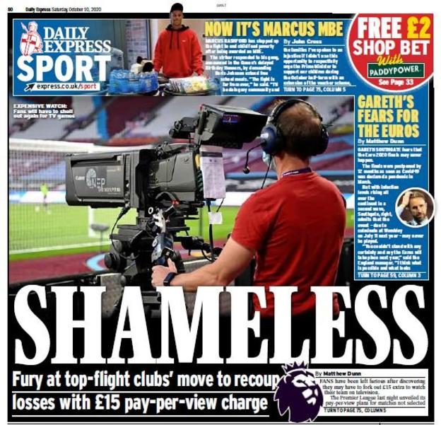 Saturday's back pages - BBC Sport