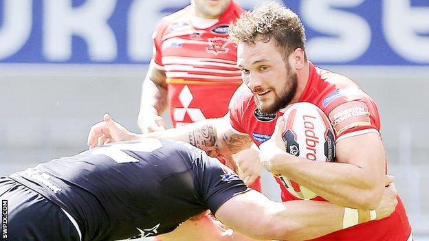 George Griffin: Salford Red Devils back row agrees new contract - BBC Sport