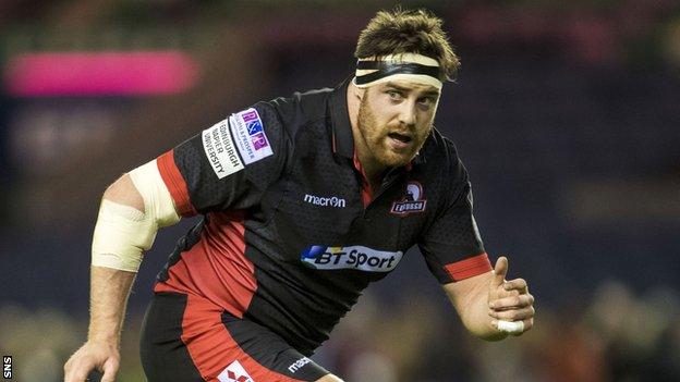 Edinburgh: Scotland prop Simon Berghan signs new two-year deal - BBC Sport