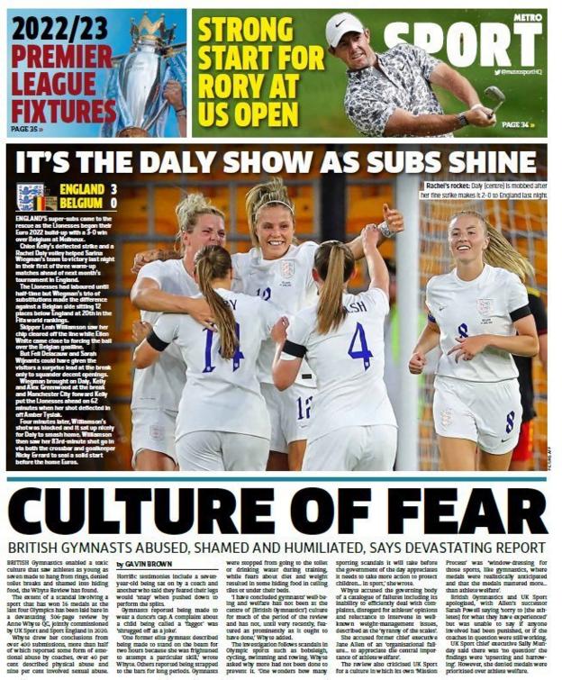 Friday's back pages - BBC Sport