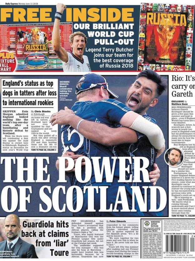 Monday's newspapers - BBC Sport