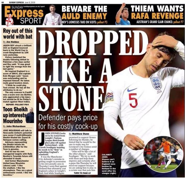 Sunday's back pages - BBC Sport