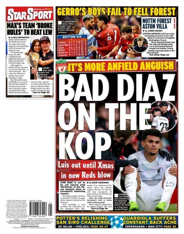 Tuesday's back pages - BBC Sport