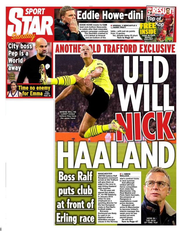 Sunday's newspapers - BBC Sport