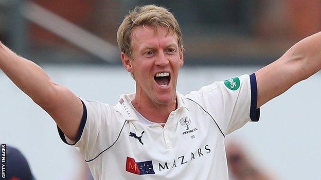 Steven Patterson: Yorkshire appoint bowler as captain on full-time ...