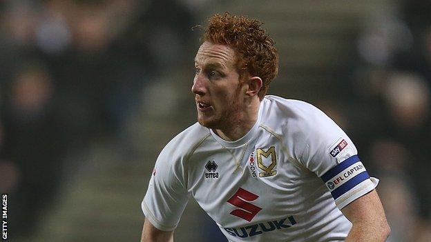 Dean Lewington: MK captain unsure over Dons future - BBC Sport