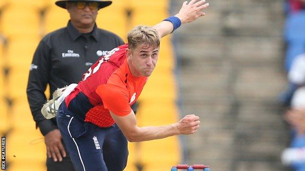 Olly Stone: England fast bowler has stress fracture in lower back - BBC ...