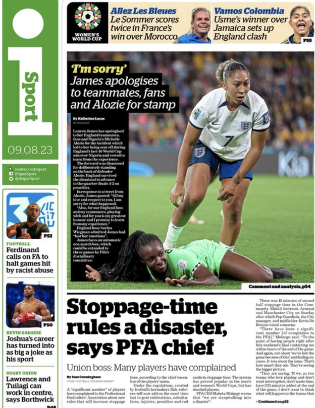 Wednesday's back pages - BBC Sport