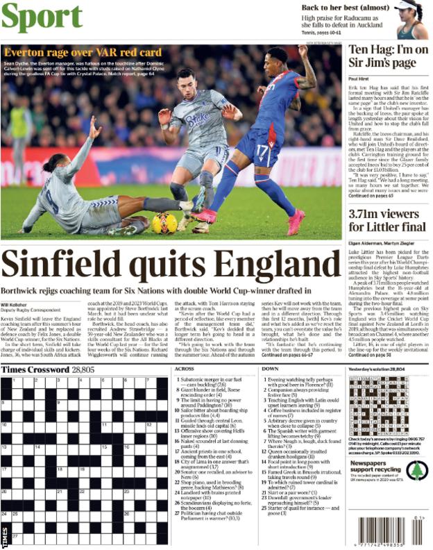 Friday's back pages - BBC Sport