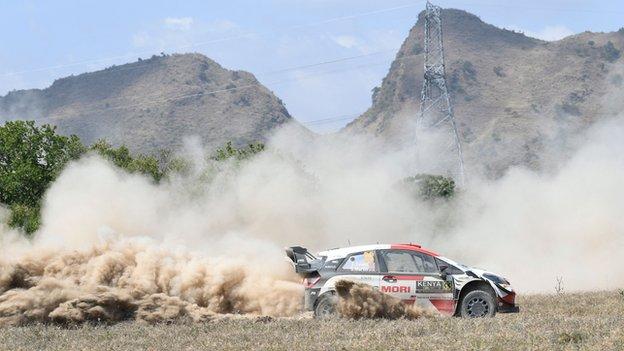 World Rally Championship: Elfyn Evans trails in fifth at Estonia rally ...