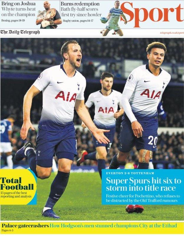 Monday's back pages - BBC Sport