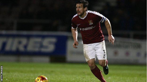 David Buchanan: Northampton Town defender set for 100th consecutive ...
