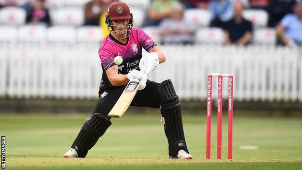 Tom Abell: Somerset club captain out with hamstring injury - BBC Sport