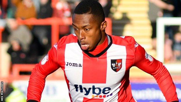 Kyle Edwards: West Brom forward rejoins Exeter on loan - BBC Sport