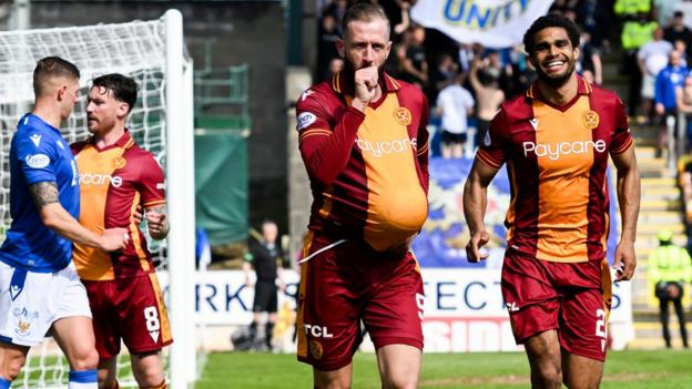 St Johnstone 0-2 Motherwell: Kevin van Veen breaking new ground - BBC Sport