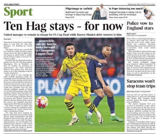 Wednesday's back pages - BBC Sport