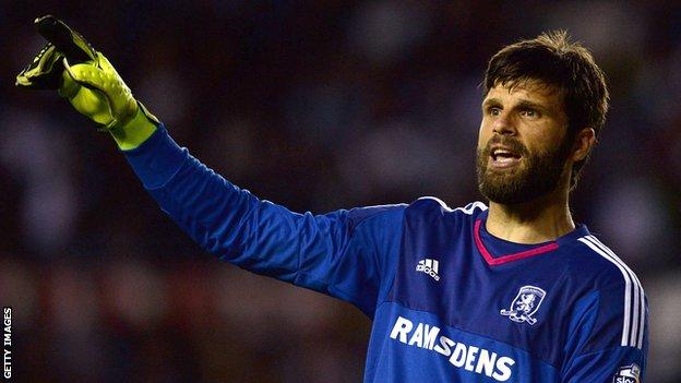 Dimi Konstantopoulos: Middlesbrough goalkeeper signs one-year contract ...