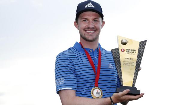 Connor Syme wins his first pro title in Challenge Tour event - BBC Sport