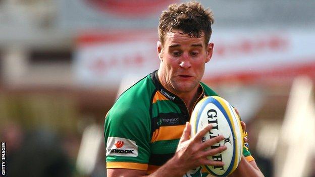 Calum Clark: Northampton Saints flanker charged over 'striking with ...