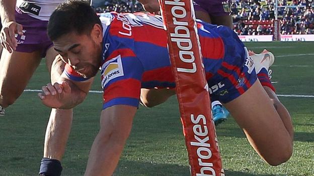 Ken Sio: Salford Red Devils sign Newcastle Knights winger on three-year ...