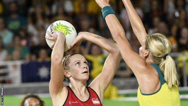 Jo Harten returns to England netball squad for 2019 Quad Series - BBC Sport