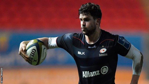 Tim Streather: Ex-Saracens centre forced to retire by knee injury - BBC ...