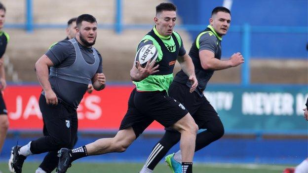 Josh Adams: Cardiff and Wales wing says players are not 'robots' - BBC ...