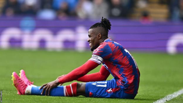 Crystal Palace: Wilfried Zaha to miss final two Premier League games ...