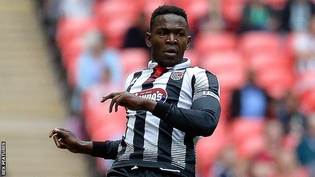 Aristote Nsiala: Shrewsbury Town sign Hartlepool United defender - BBC ...