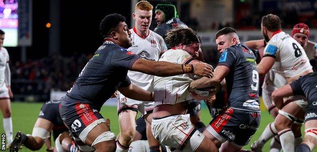United Rugby Championship: Ulster fight off Scarlets to win 27-15 in ...