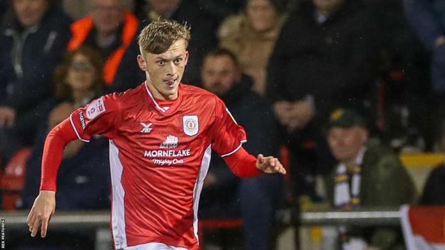 Crewe Alexandra: Ryan Cooney signs on two-year contract and Charlie ...