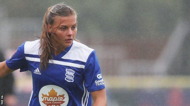 Sarah Mayling: Birmingham City midfielder signs new contract - BBC Sport