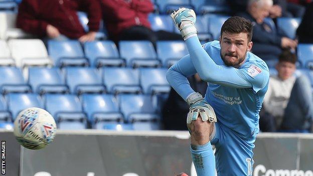 Richard O'Donnell: Bradford sign goalkeeper from Northampton Town - BBC ...