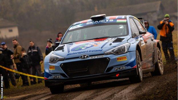 Callum Devine launches European Rally Championship title bid - BBC Sport