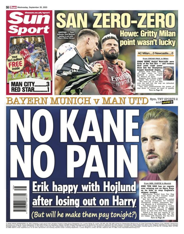 Wednesday's back pages - BBC Sport