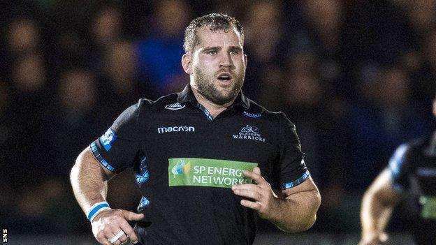 Fraser Brown: Scotland hooker extends Glasgow Warriors stay - BBC Sport