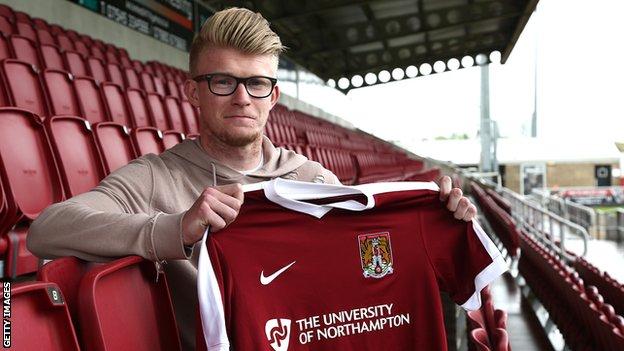 George Smith: Northampton Town sign Gateshead defender - BBC Sport