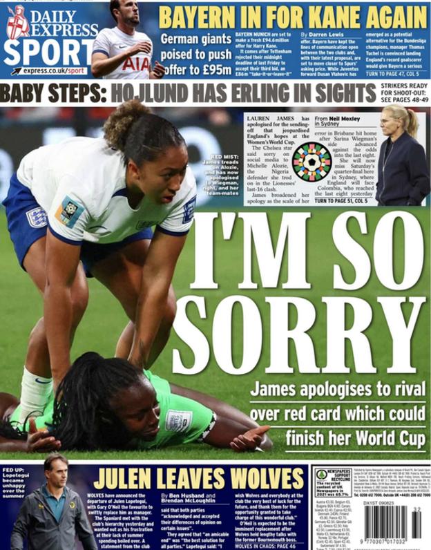 Wednesday's back pages - BBC Sport