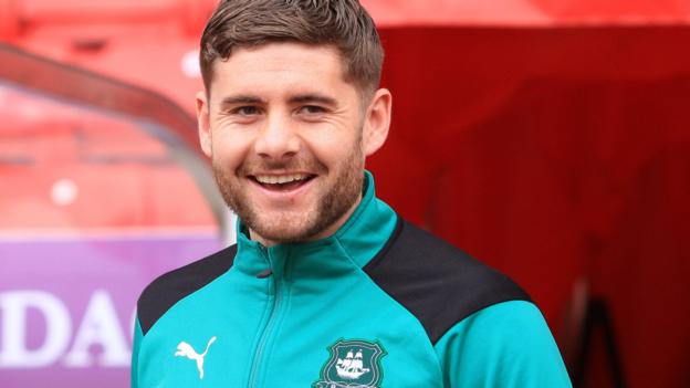 Joe Riley: Plymouth Argyle defender to miss run-in with broken arm ...