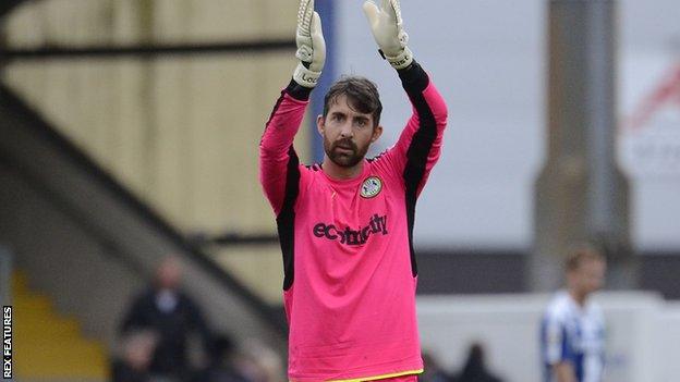 Sam Russell: Forest Green Rovers offer keeper new deal but release five - BBC Sport
