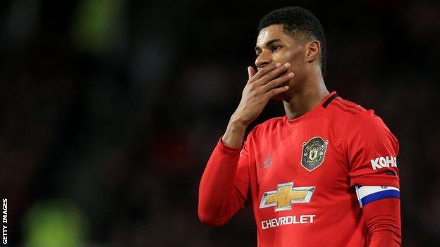 Marcus Rashford: Manchester United showing half of what they are ...