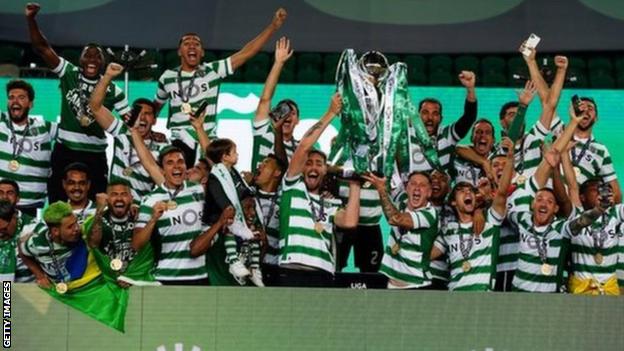 Sporting Lisbon among eight clubs sanctioned by Uefa - BBC Sport