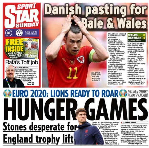 Sunday's back pages - BBC Sport